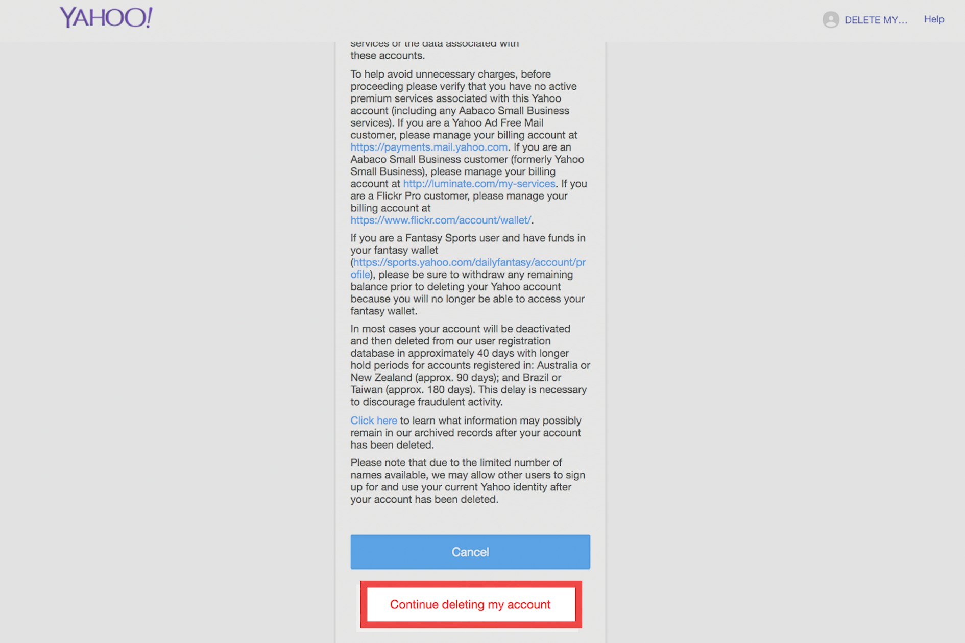 How To Delete Your Yahoo Account How To Delete Your Yahoo Account
